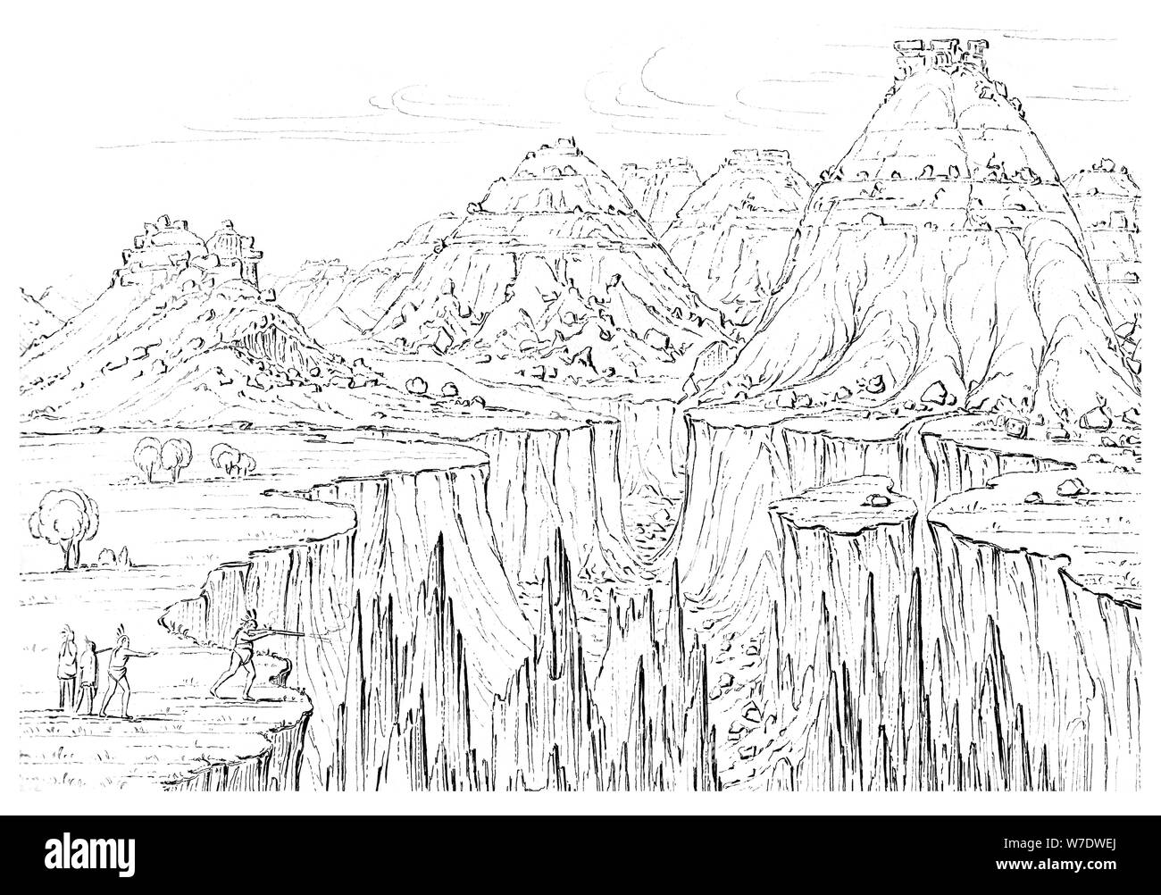 North american indian rock Black and White Stock Photos & Images - Alamy