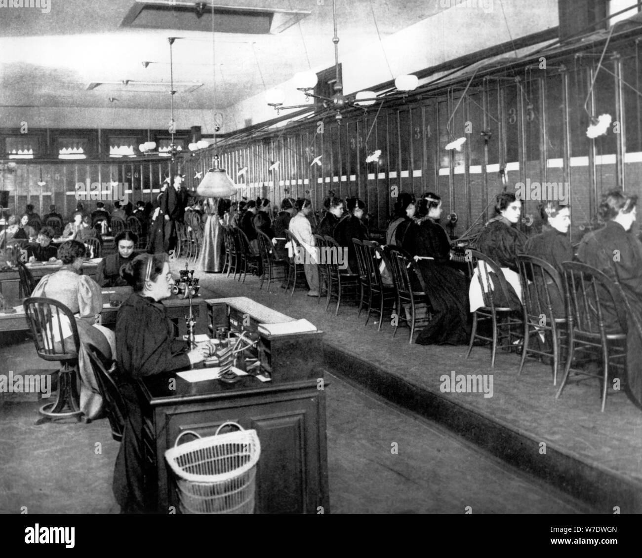 Telephone exchange 19th century hi-res stock photography and images - Alamy