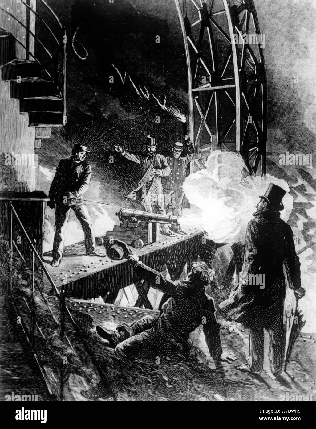 1889 international exhibition of paris Black and White Stock Photos ...