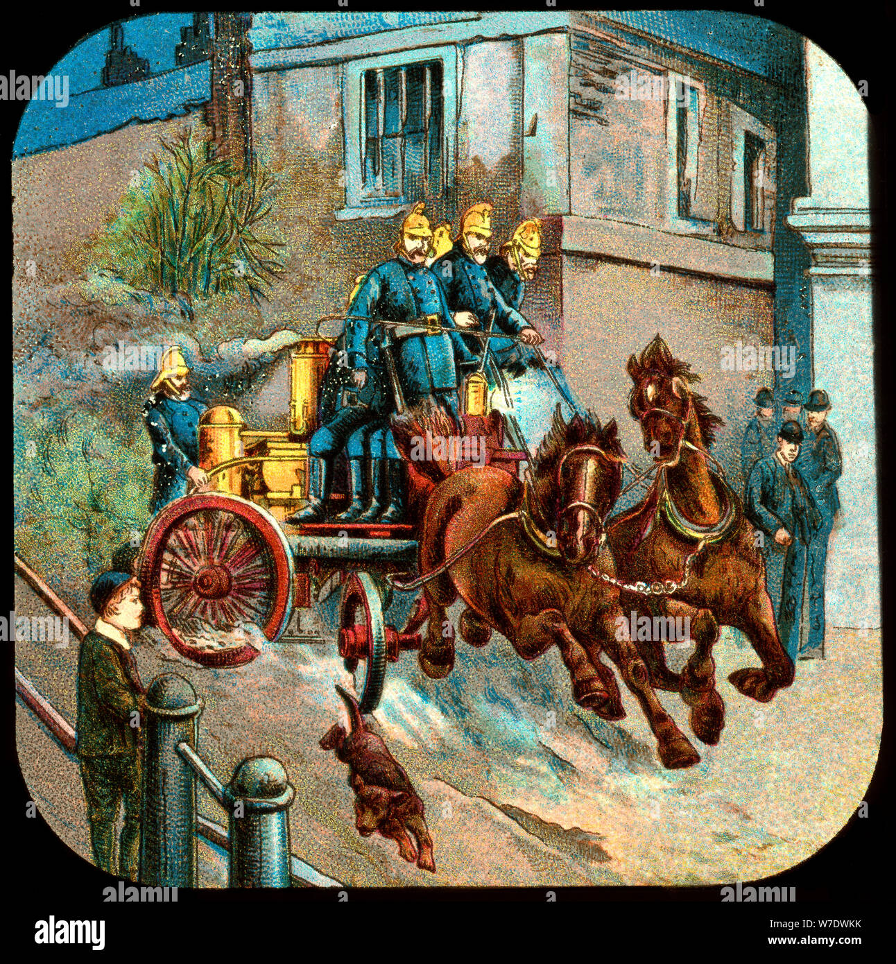 Horse drawn fire engine hi-res stock photography and images - Alamy