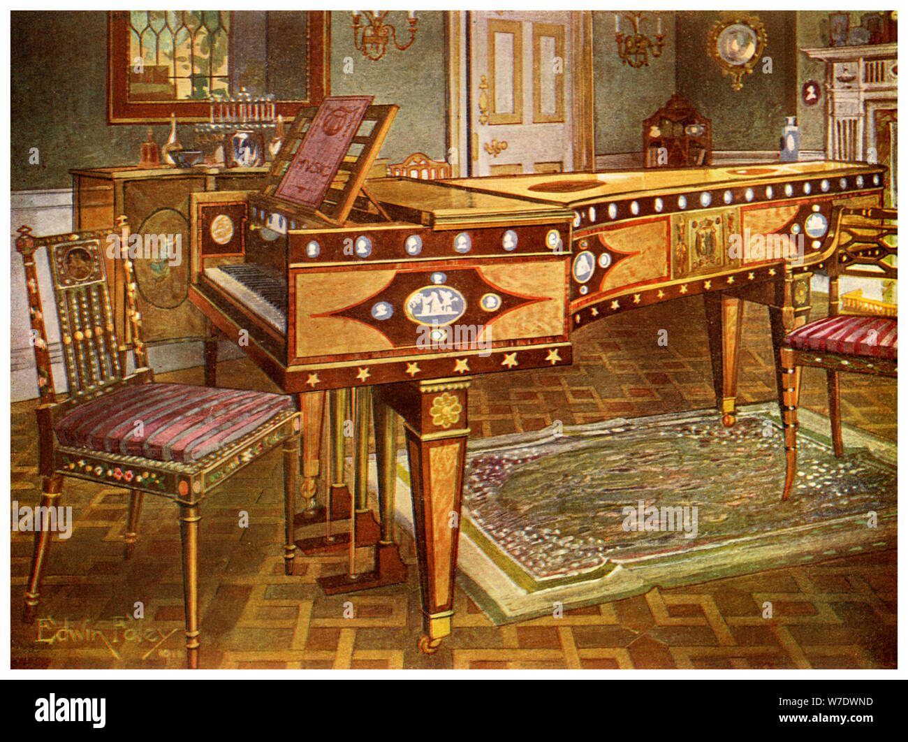 Late 18th century decorative furniture, 1911-1912.Artist: Edwin Foley ...