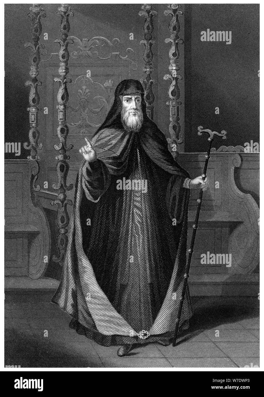 'The Greek Patriarch'.Artist: Charles Holl Stock Photo - Alamy