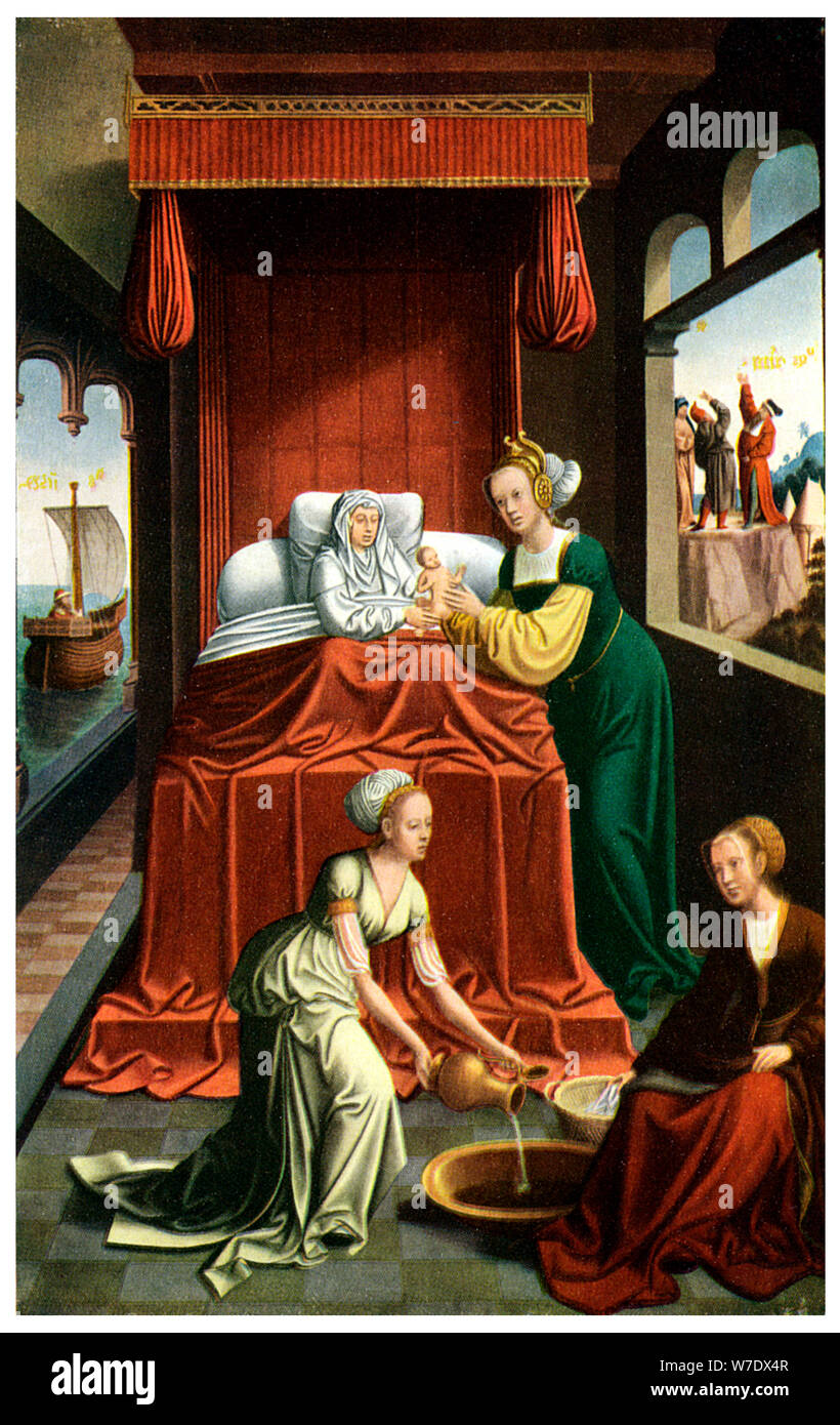 Renaissance birth baby hi-res stock photography and images - Alamy