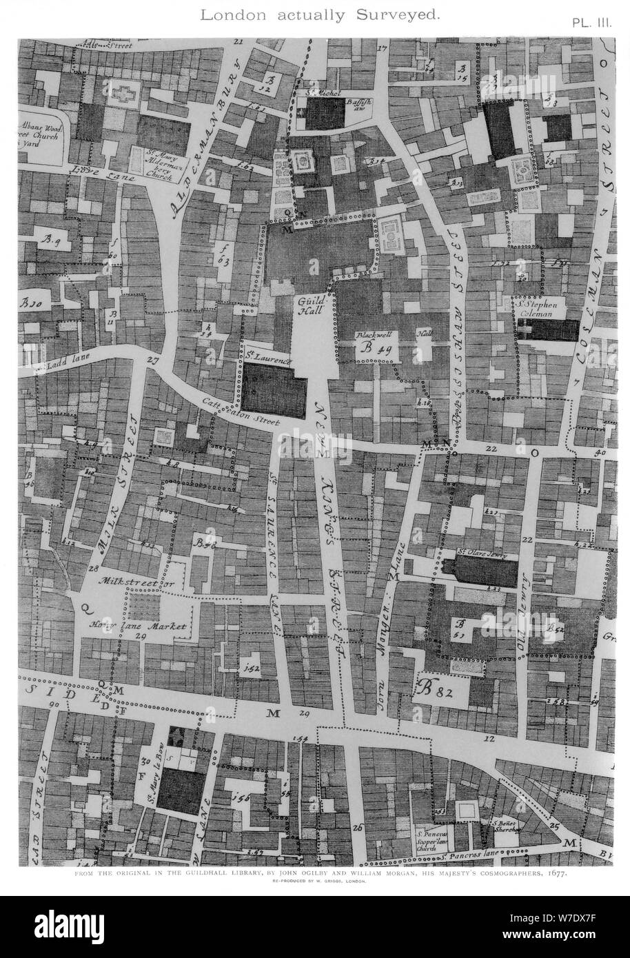 London england map 17th century hi-res stock photography and images - Alamy