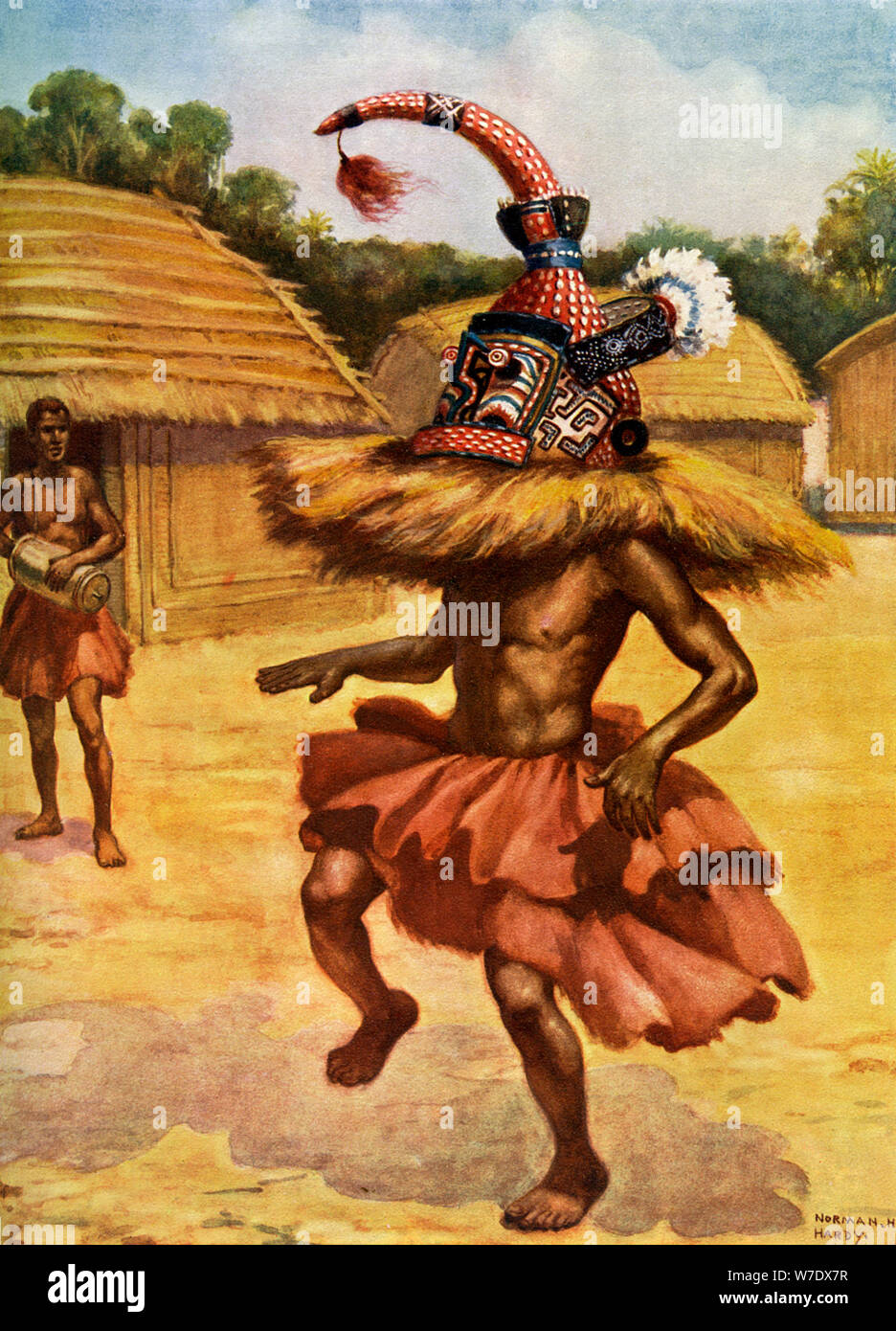 Congolese mask dance hi-res stock photography and images - Alamy