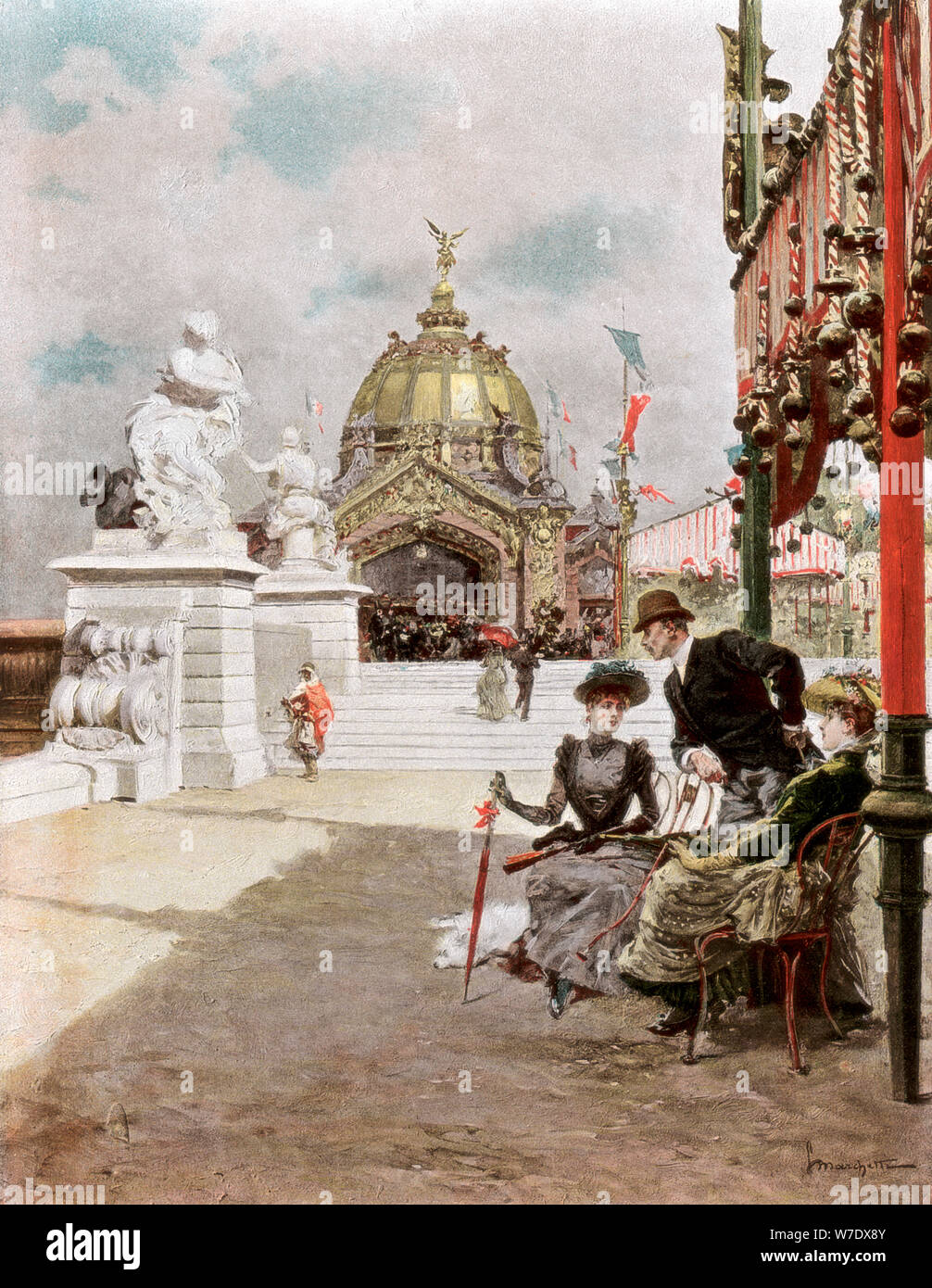 'An Afternoon at the Exhibition', 1889. Artist: Unknown Stock Photo - Alamy
