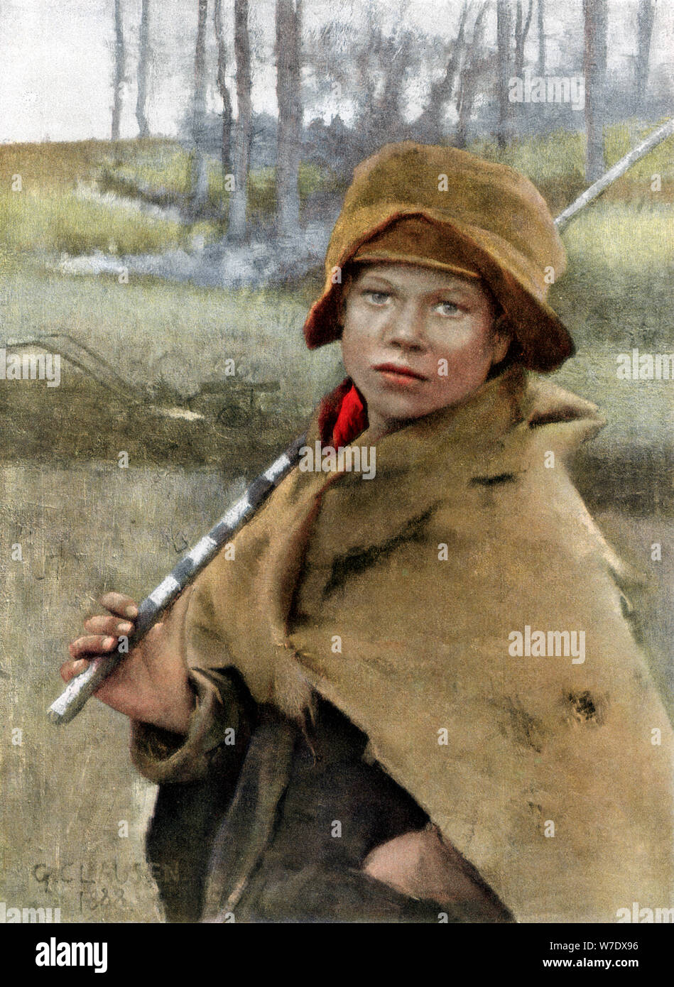 'Farmer's Boy', 1889. Artist: Unknown Stock Photo - Alamy