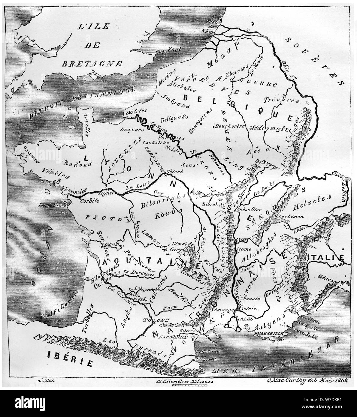 Roman empire map caesar Black and White Stock Photos & Images - Alamy