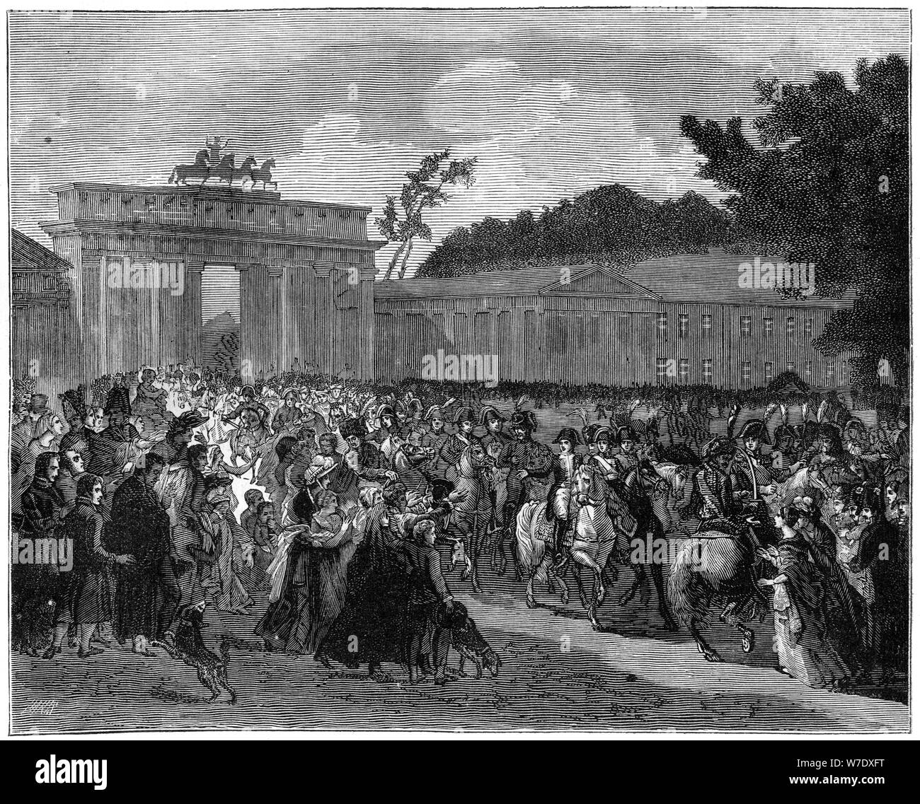 Entry of the French army into Berlin, 27th October 1806 (1882-1884 ...