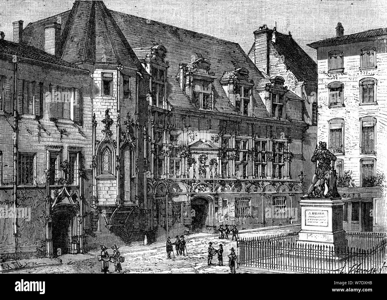 Palace of Justice of Grenoble, France, 1882-1884. Artist: Unknown Stock ...