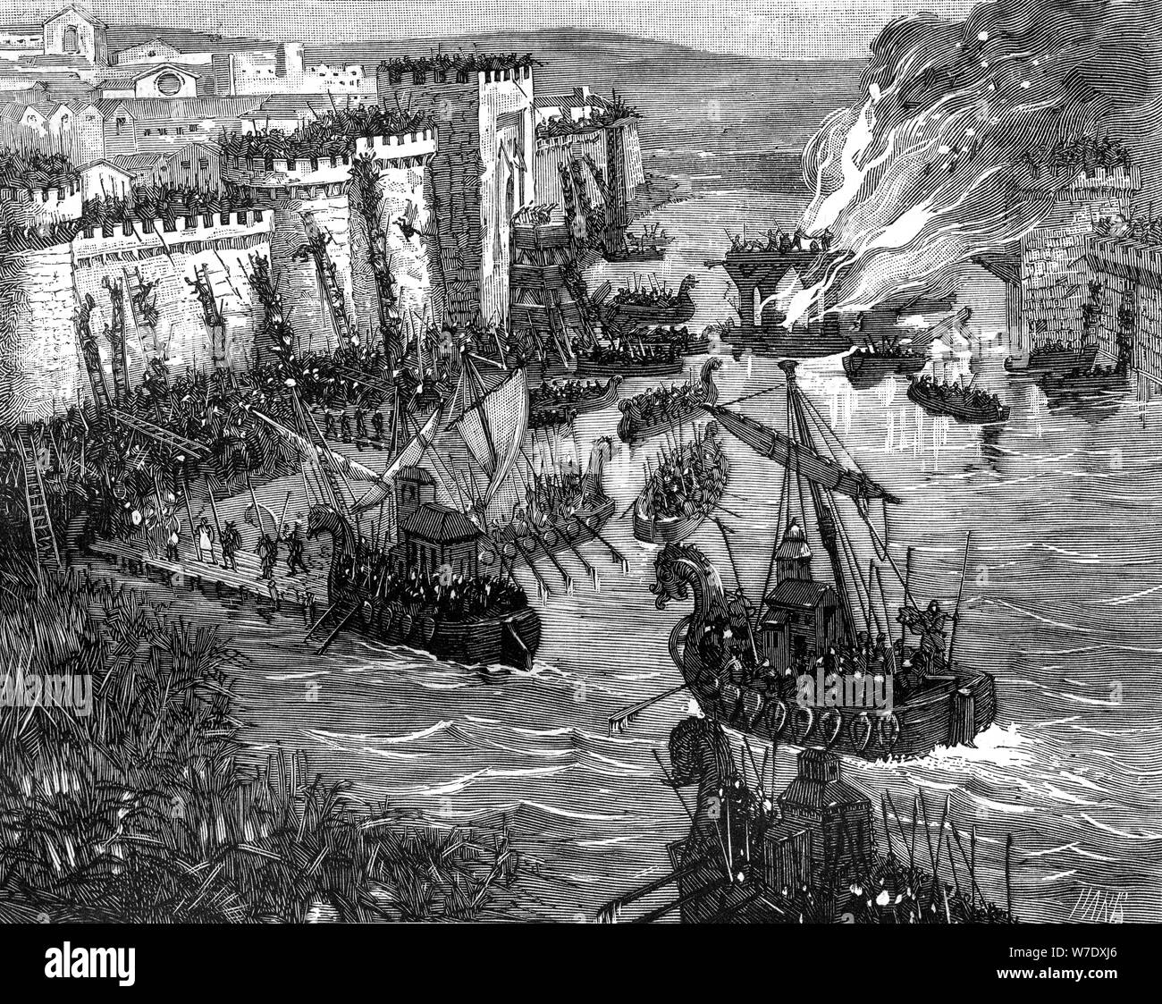 Soldiers viking Black and White Stock Photos & Images - Alamy
