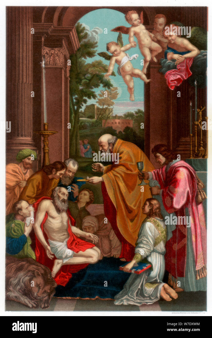 'Last Communion of Saint Jerome', 1614 (1870). Artist: Franz ...