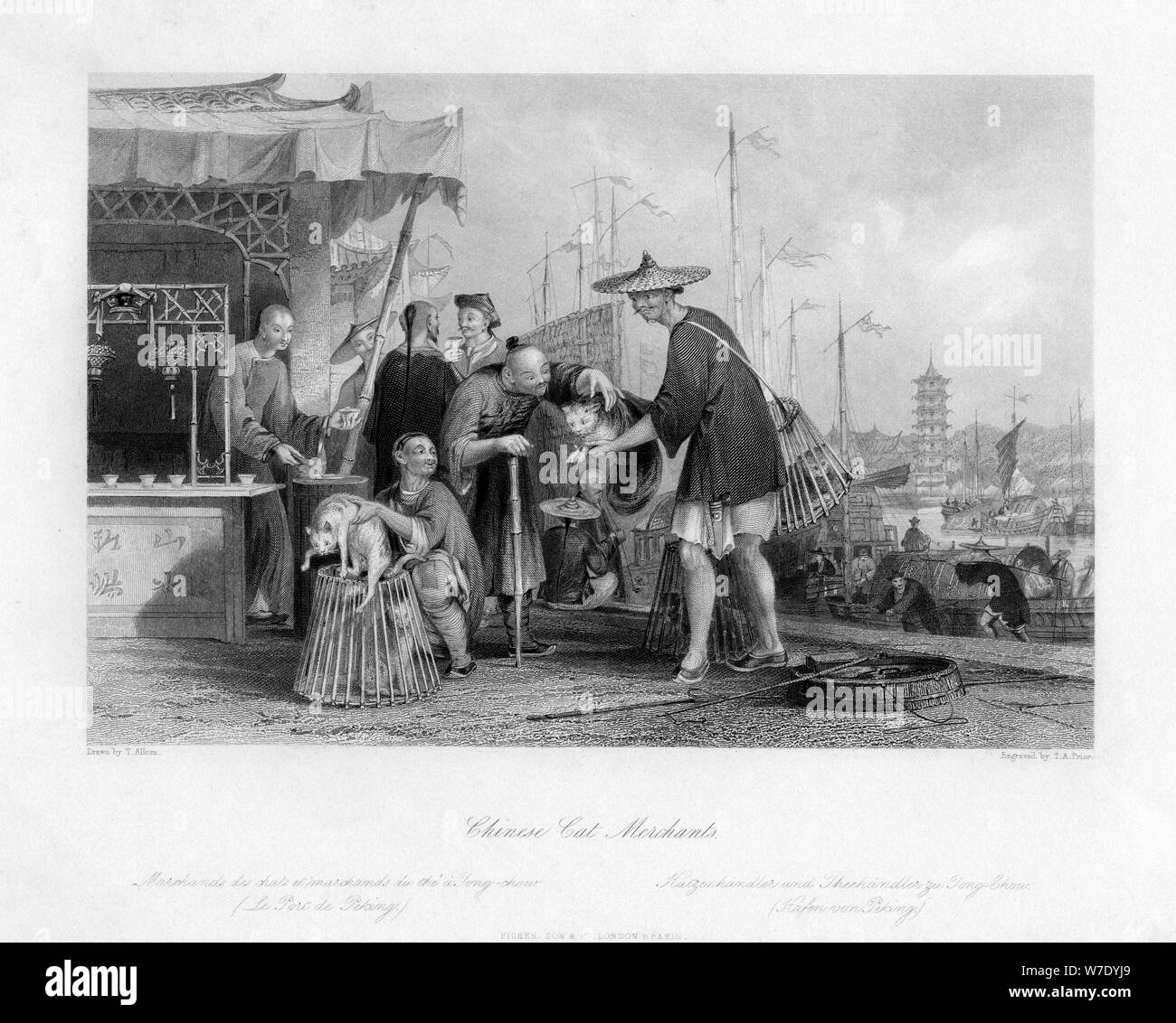 Selling animals Black and White Stock Photos & Images - Alamy