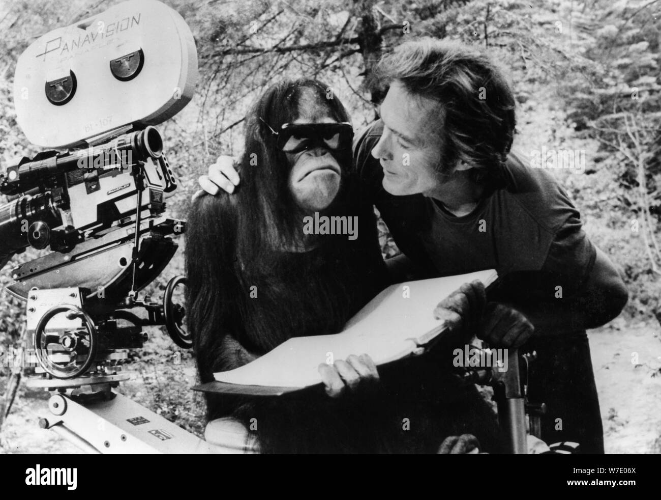 Actor movie film star clint Black and White Stock Photos & Images - Alamy