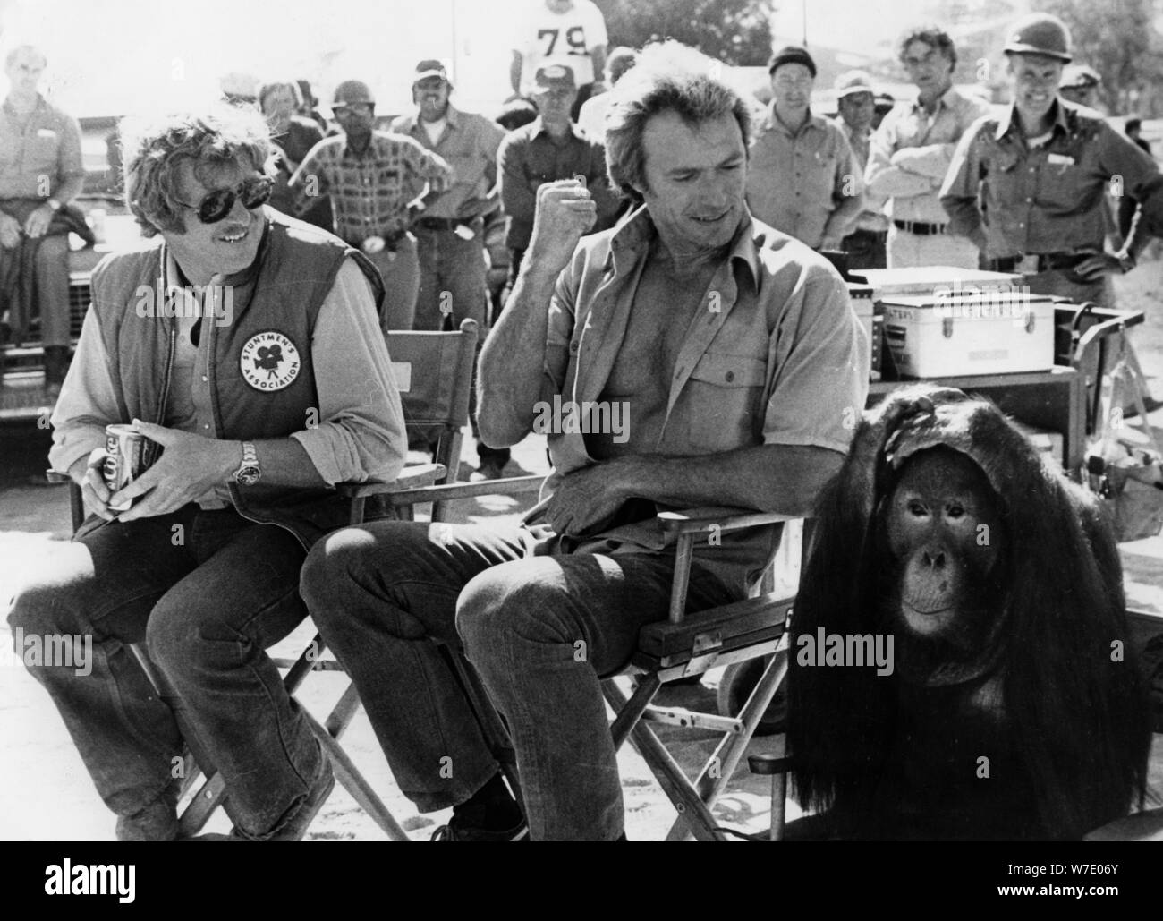 Sitting Ape Black and White Stock Photos & Images - Alamy