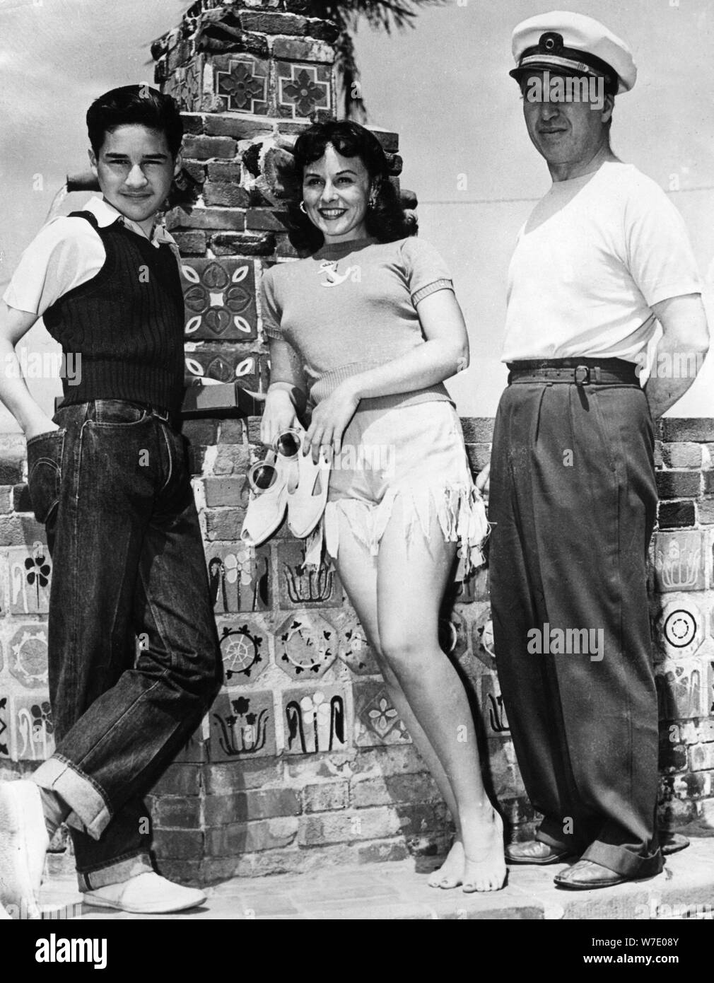 Charles chaplin jr son Black and White Stock Photos & Images - Alamy