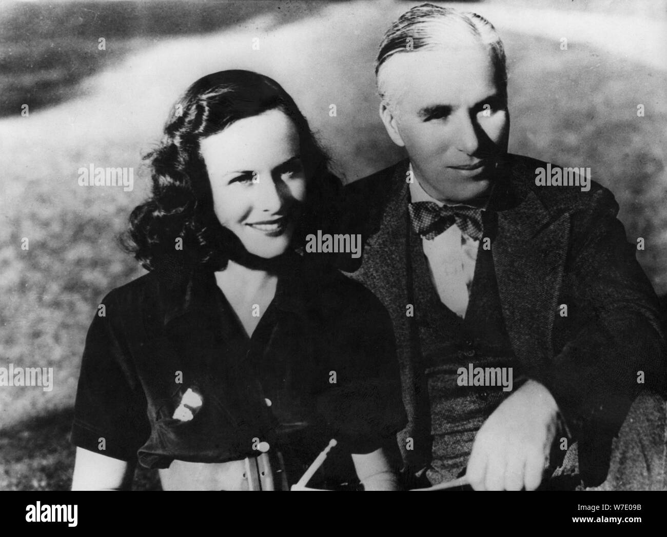 Charlie Chaplin Paulette Goddard High Resolution Stock Photography and ...