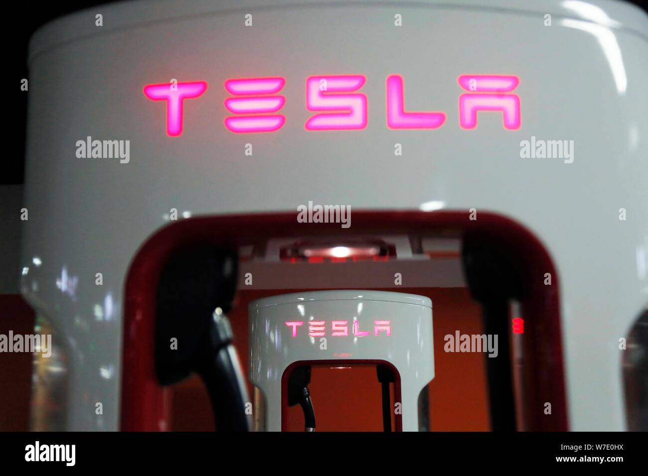 World's largest supercharger station hi-res stock photography and ...