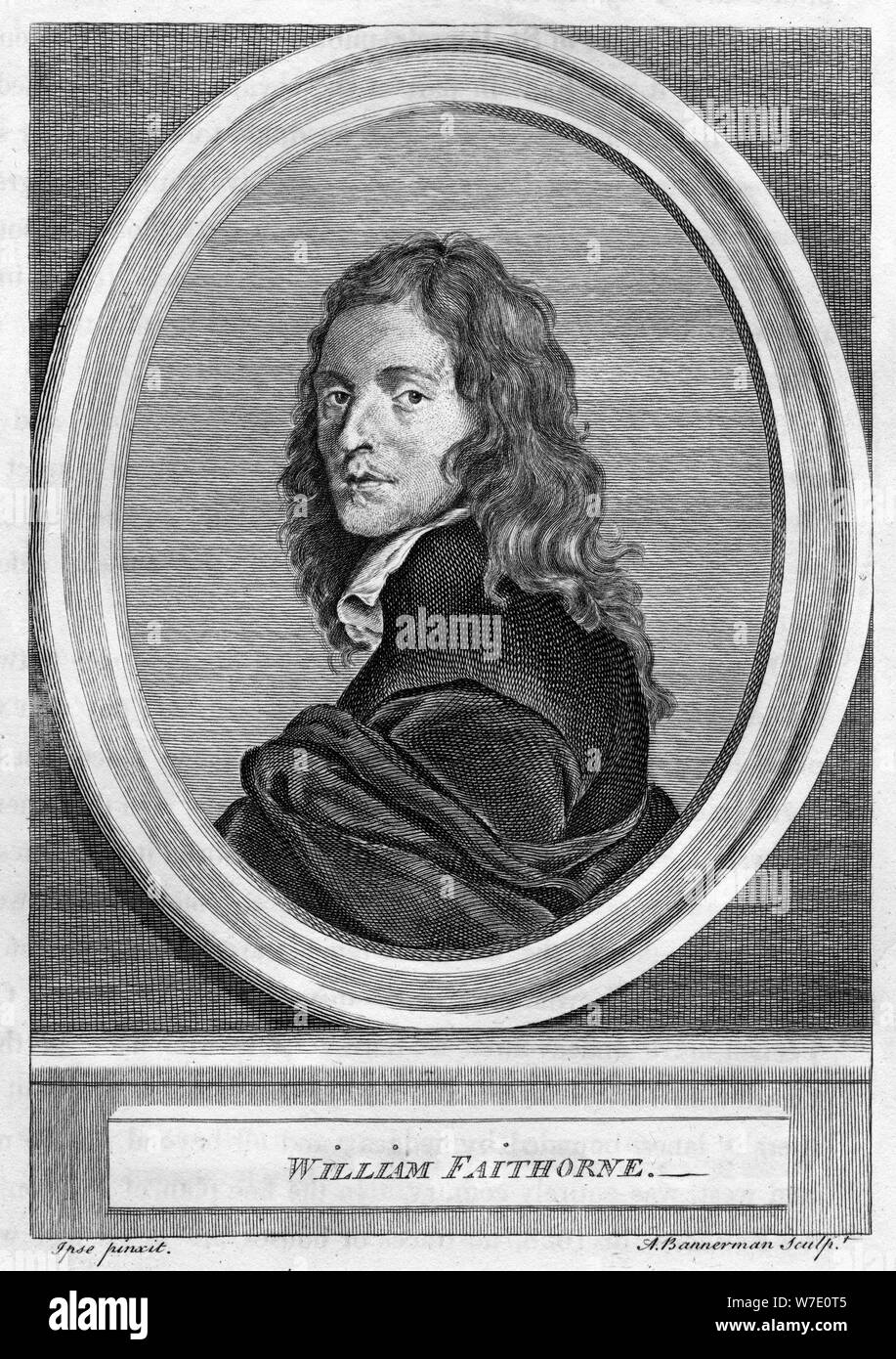 William Faithorne, 17th century English artist, c1800.Artist: Alexander ...