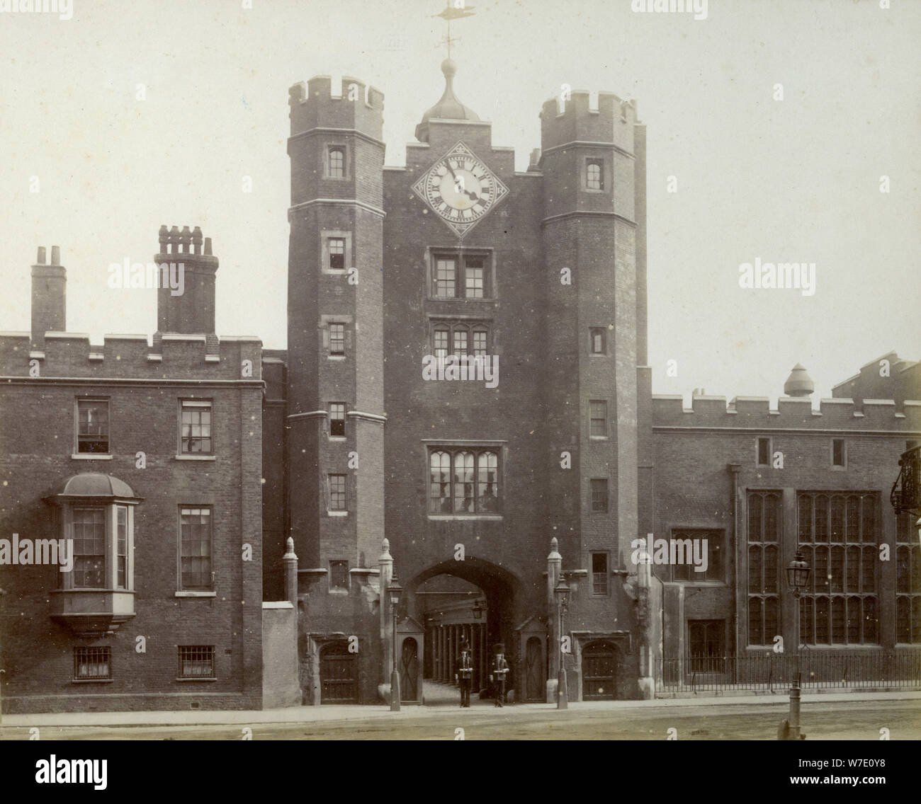 Exterior of St James's Palace, London, 1887. Creator: Unknown Stock ...