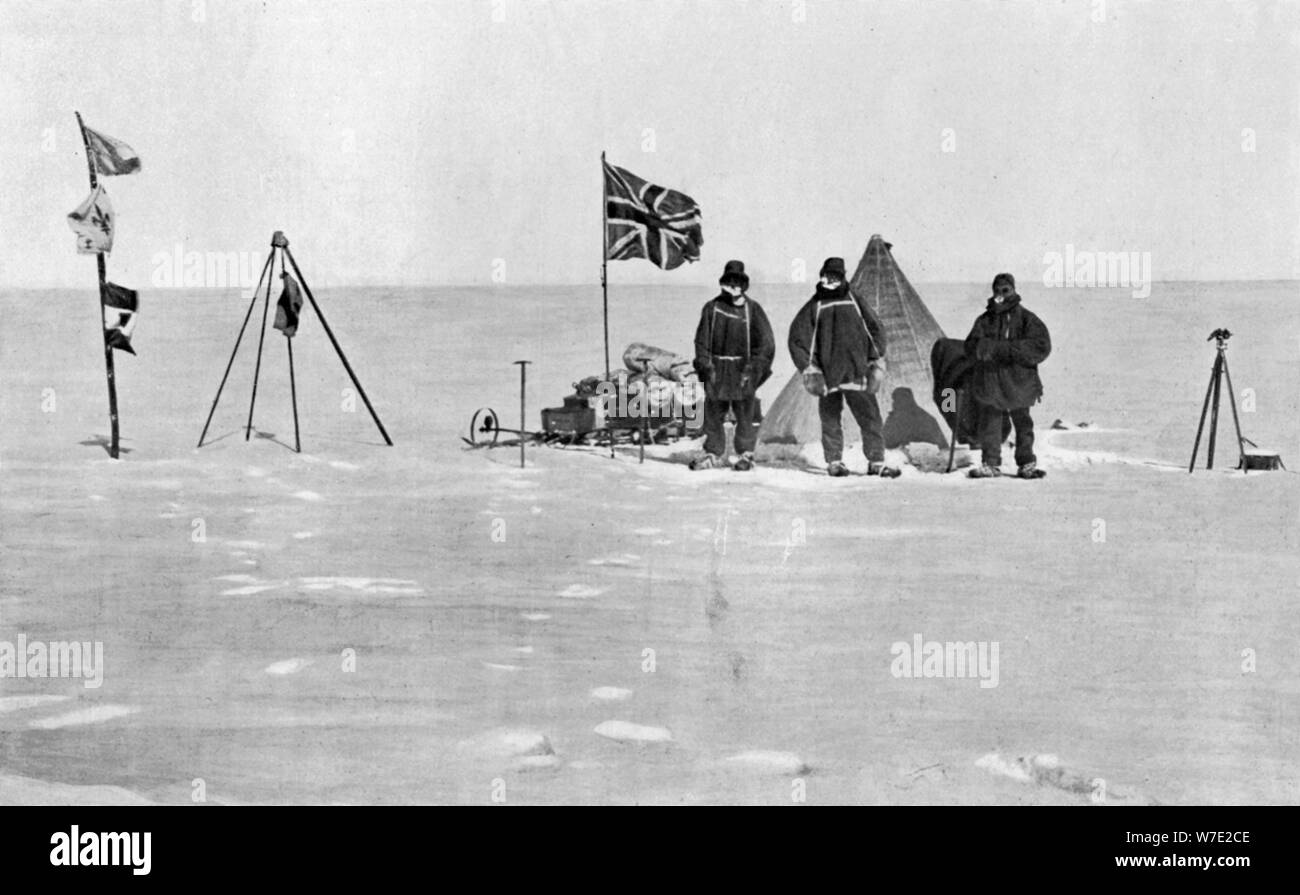The Shackleton camp, Antarctica, Christmas Day, 1908. Artist: Unknown ...