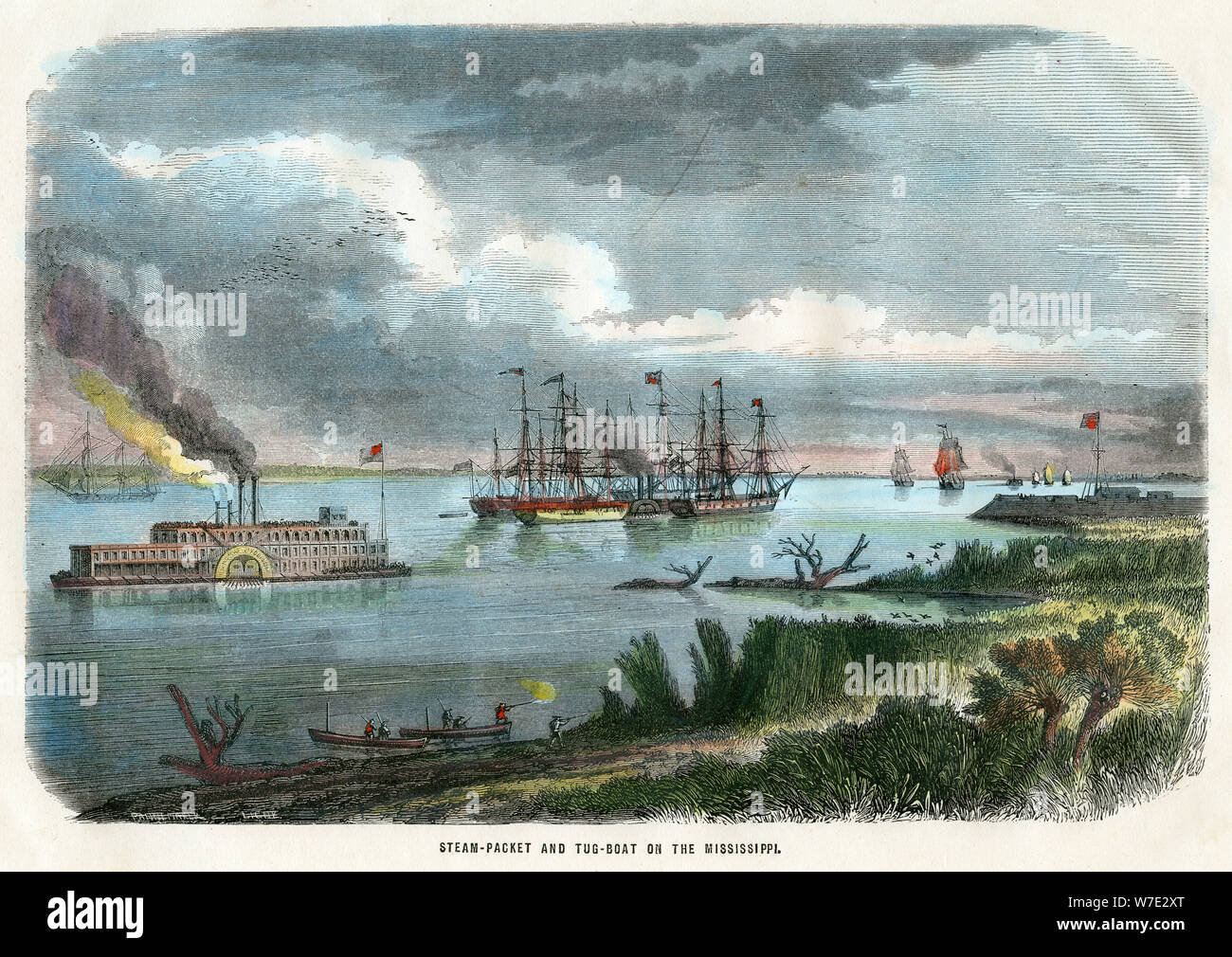 Mississippi steamboat 19th century hi-res stock photography and images ...