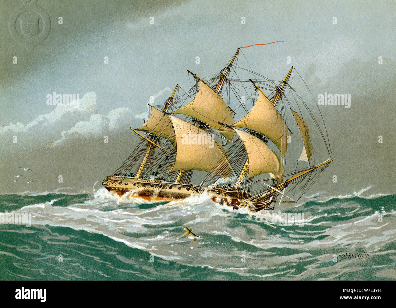 18th century royal navy frigate hi-res stock photography and images - Alamy
