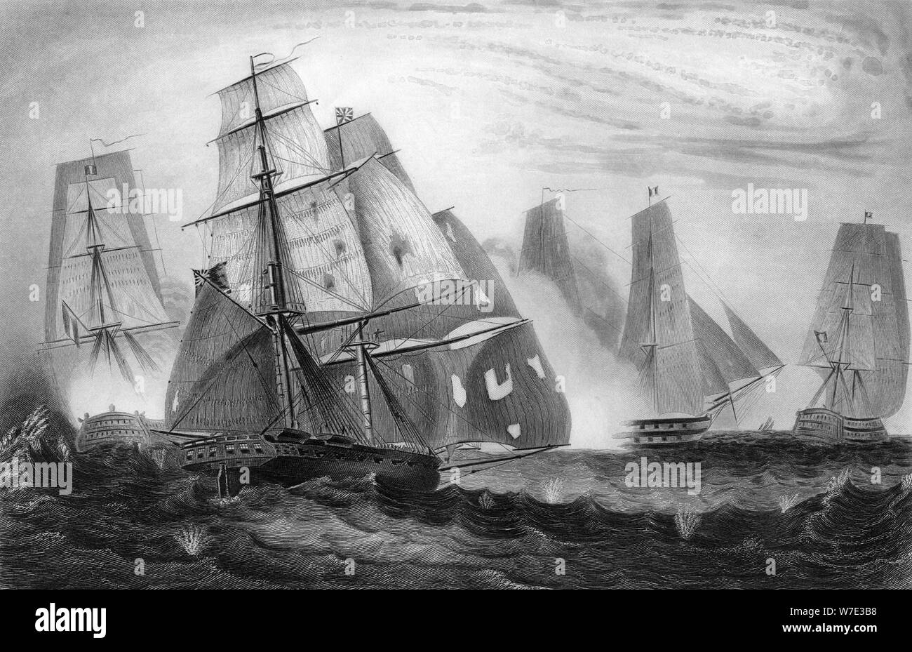 Intrepid behaviour of Captain Charles Napier, 15 April 1809 (c1857 ...