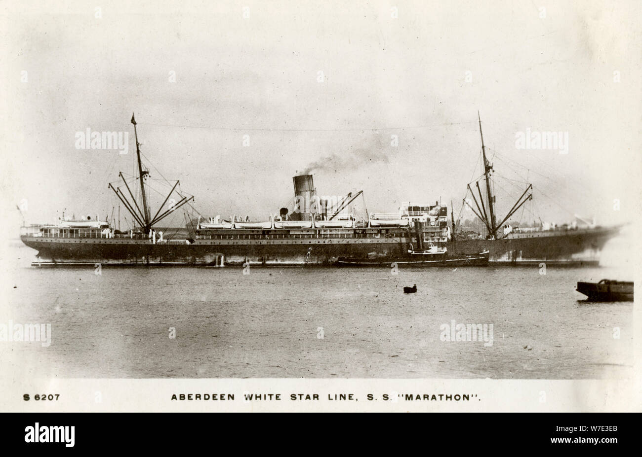 SS 'Marathon', Aberdeen White Star Line steamship, c1903-c1920 ...