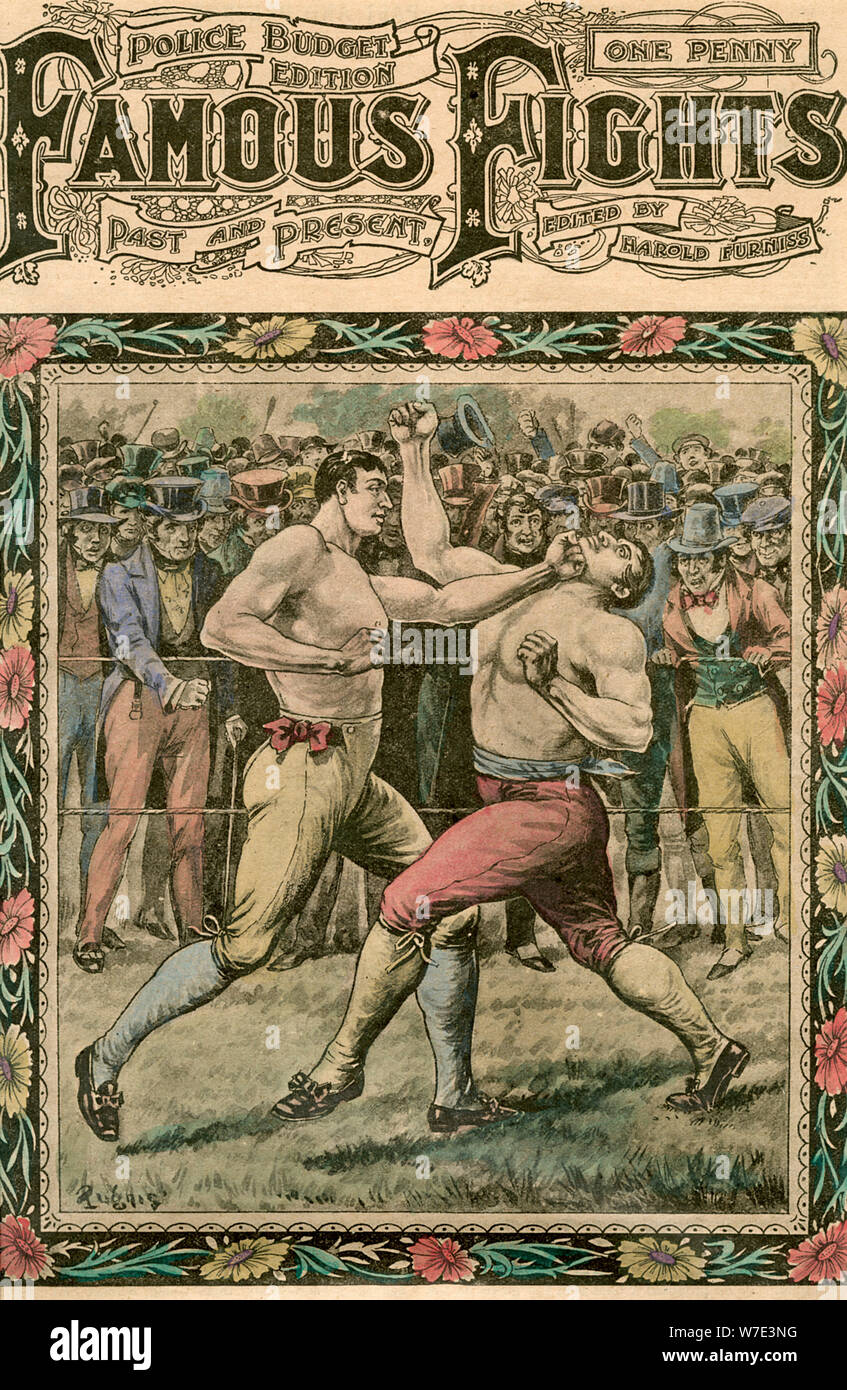 'He caught Tom a smack under the chin', late 19th or early 20th century ...