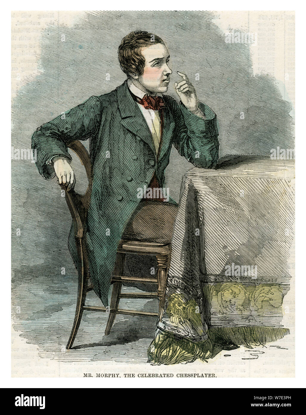 'Mr Morphy, the Celebrated Chessplayer', 19th century. Artist: Unknown ...