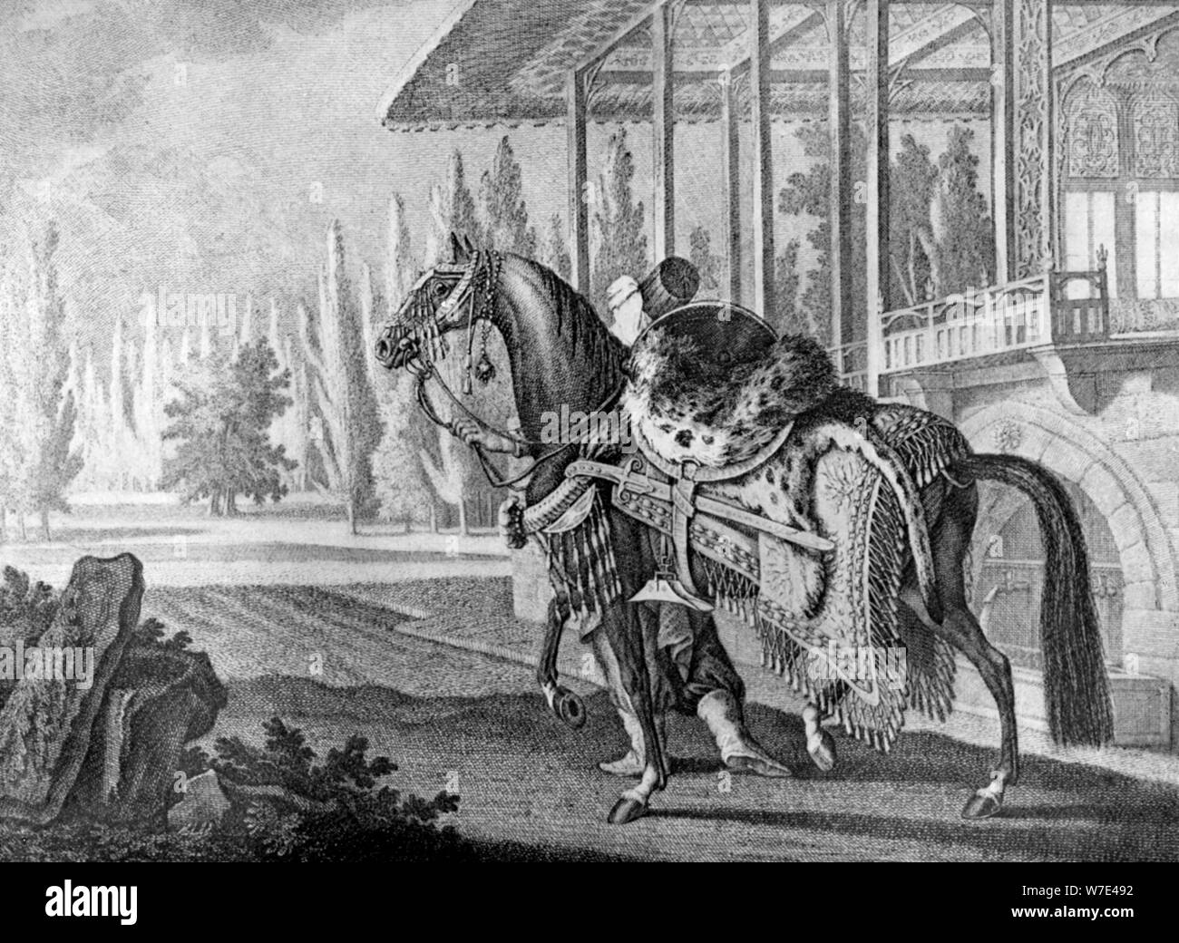 Turkish Pasha's Arabian hack, 1722 (1938). Artist: Unknown Stock Photo ...