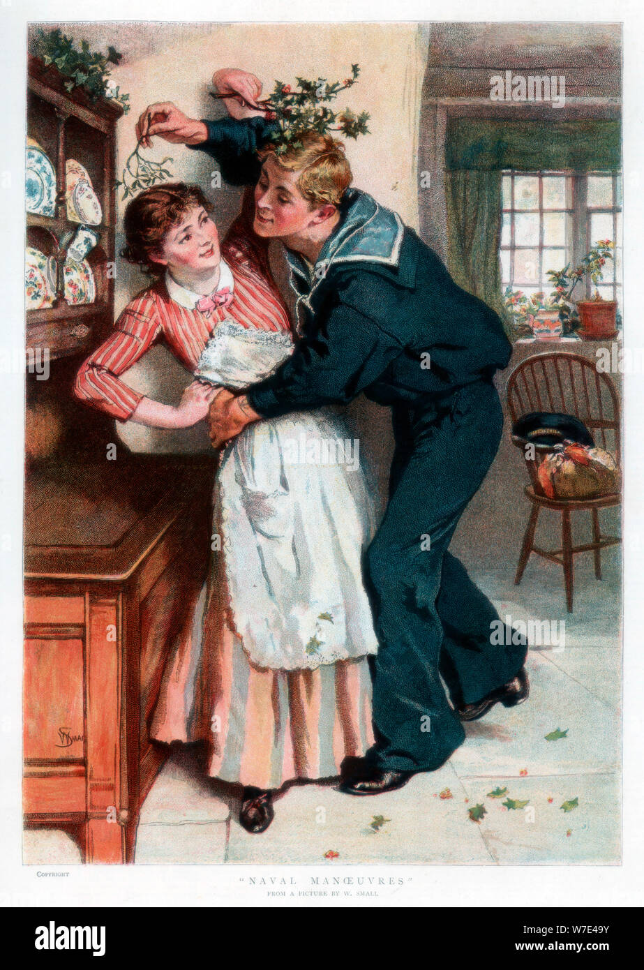 'Naval Manoeuvres', 1890. Artist: William Small Stock Photo - Alamy