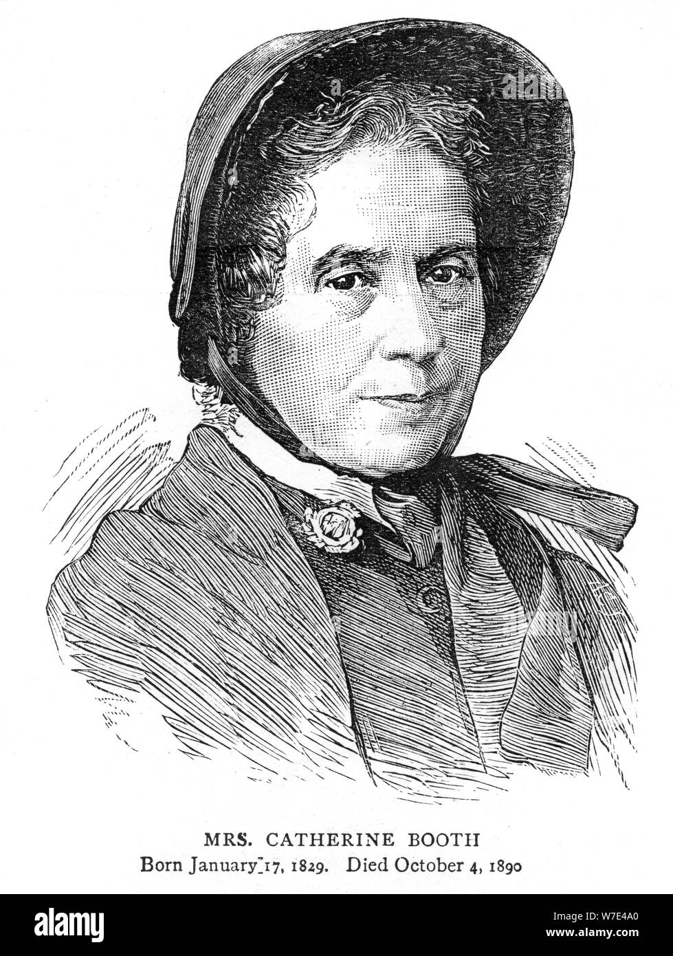 Catherine Booth, wife of William Booth, British founder of the ...