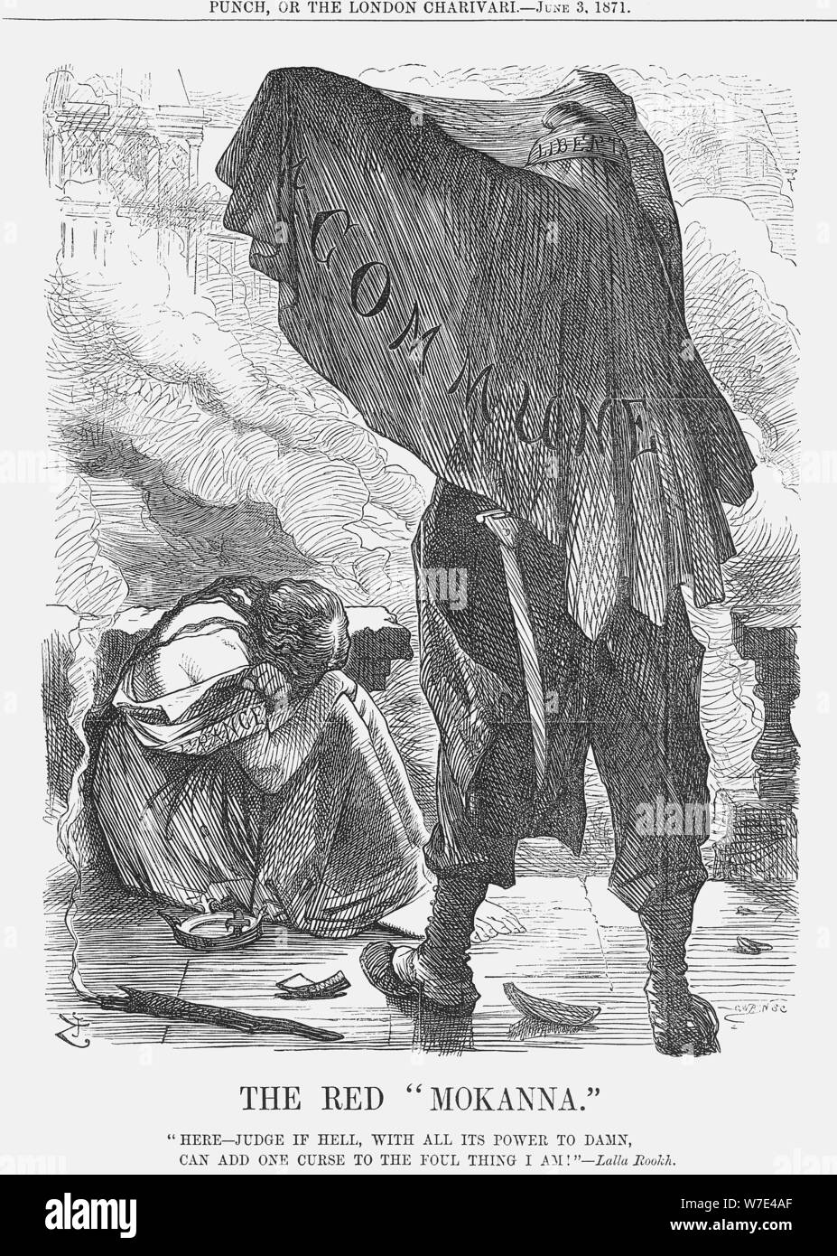 'The Red Mokanna', 1871. Artist: Joseph Swain Stock Photo - Alamy