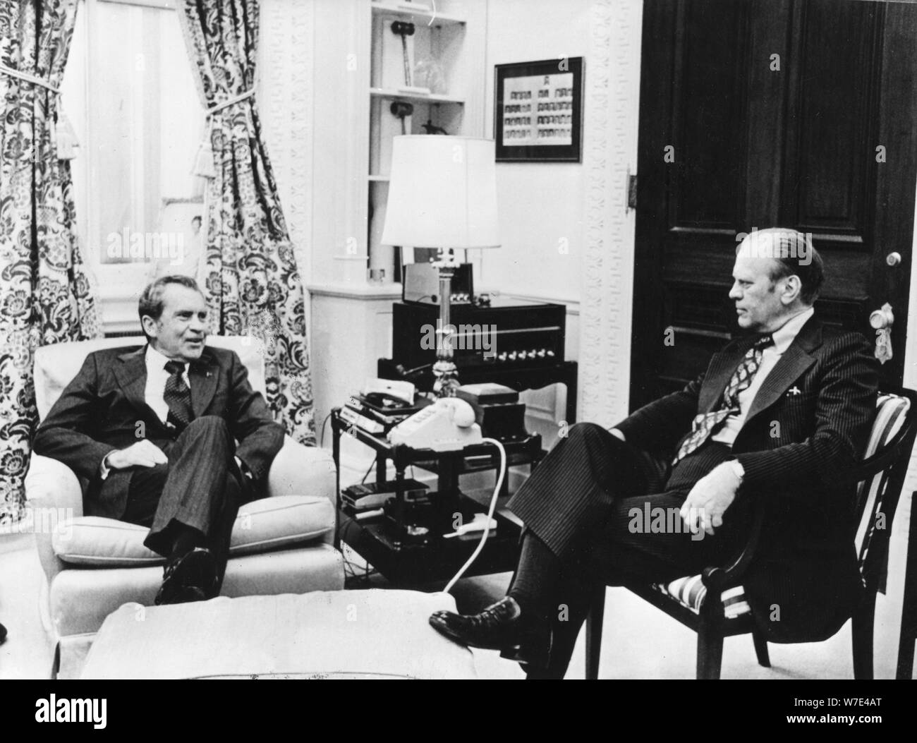 Spiro theodore agnew Black and White Stock Photos & Images - Alamy