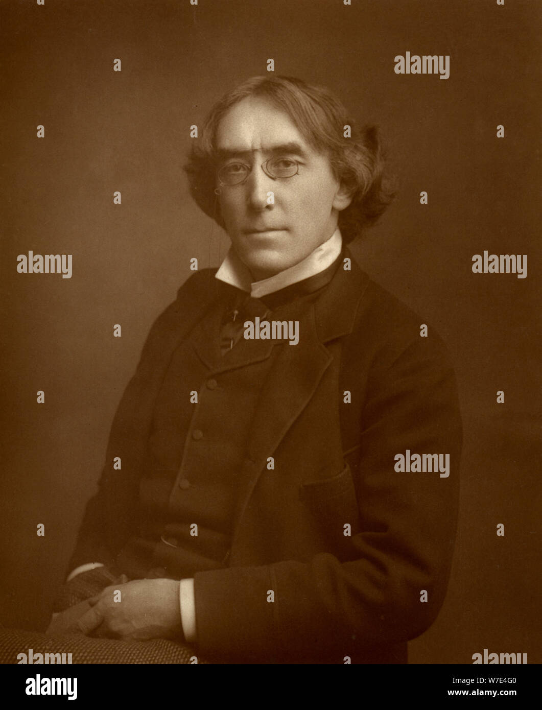 Henry Irving, British actor, 1884. Artist: Unknown Stock Photo - Alamy