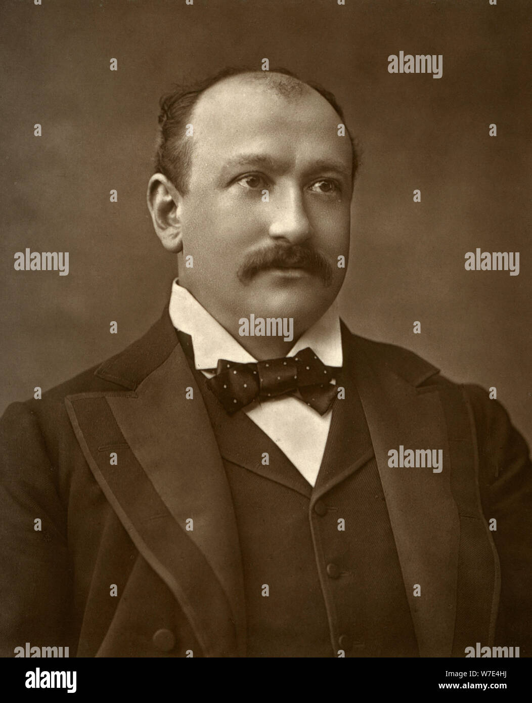 British actor Augustus Harris in 'Human Nature', 1886. Artist: Barraud ...