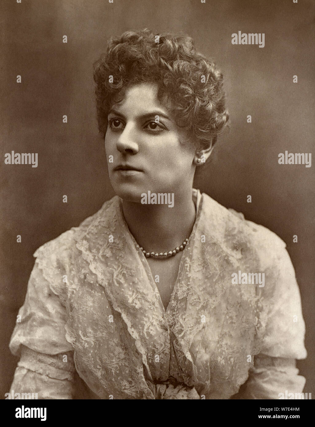 British actress Miss Jessie Millward in 'The Harbour Lights', 1886 ...