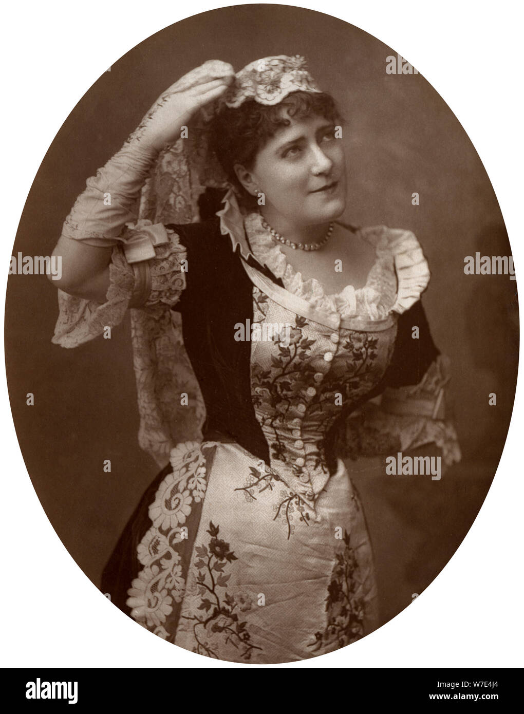 Ada Cavendish, British actress, 1882. Artist: Unknown Stock Photo - Alamy