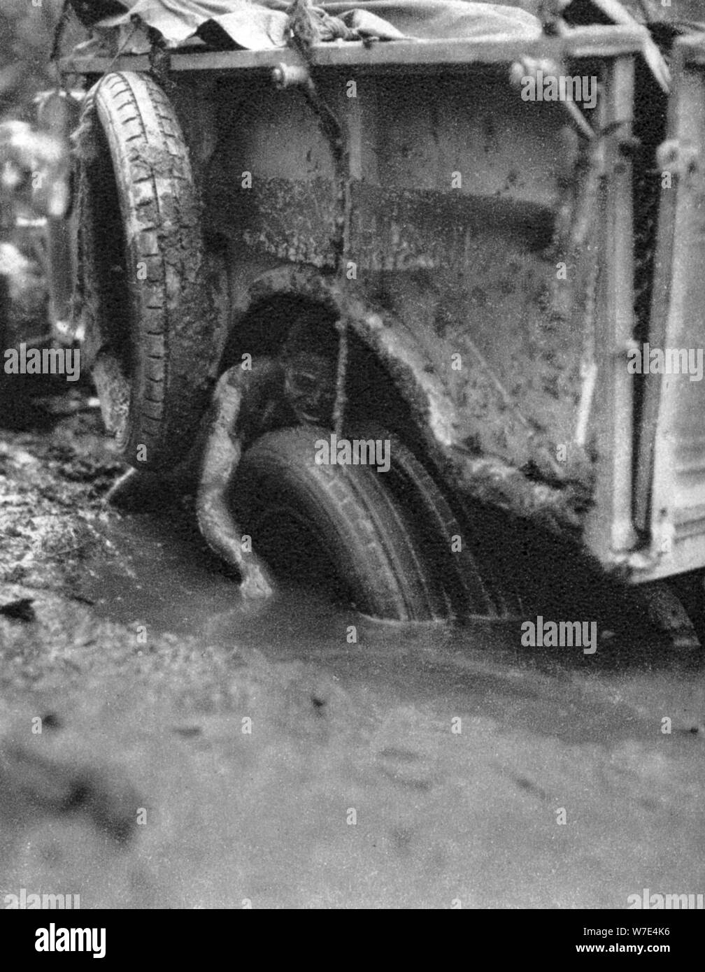 Stuck in a bog, Bulawayo to Dett, Southern Rhodesia, c1924-c1925 (1927 ...