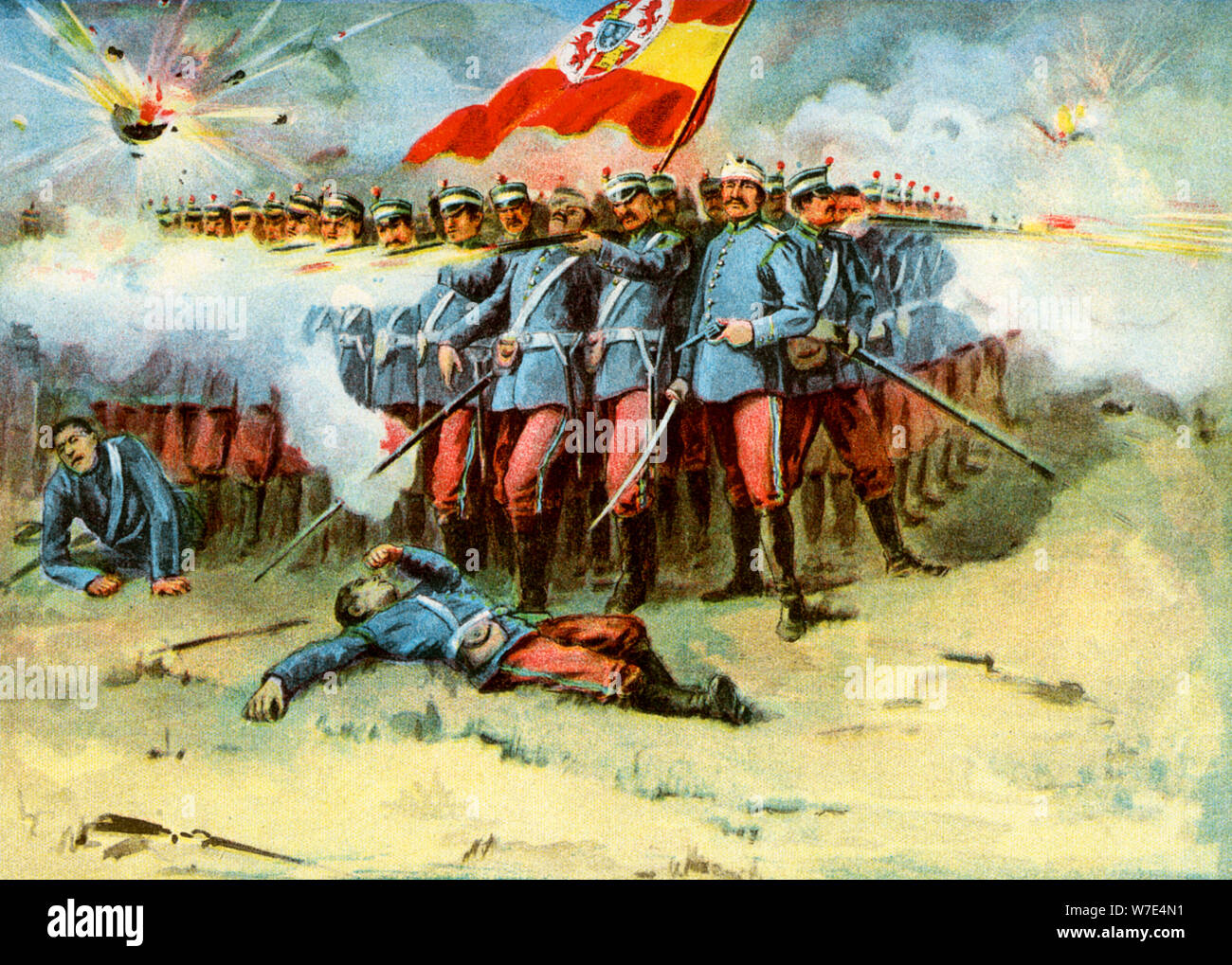 'The Last Stand', square of Spanish infantry, Spanish-American War ...