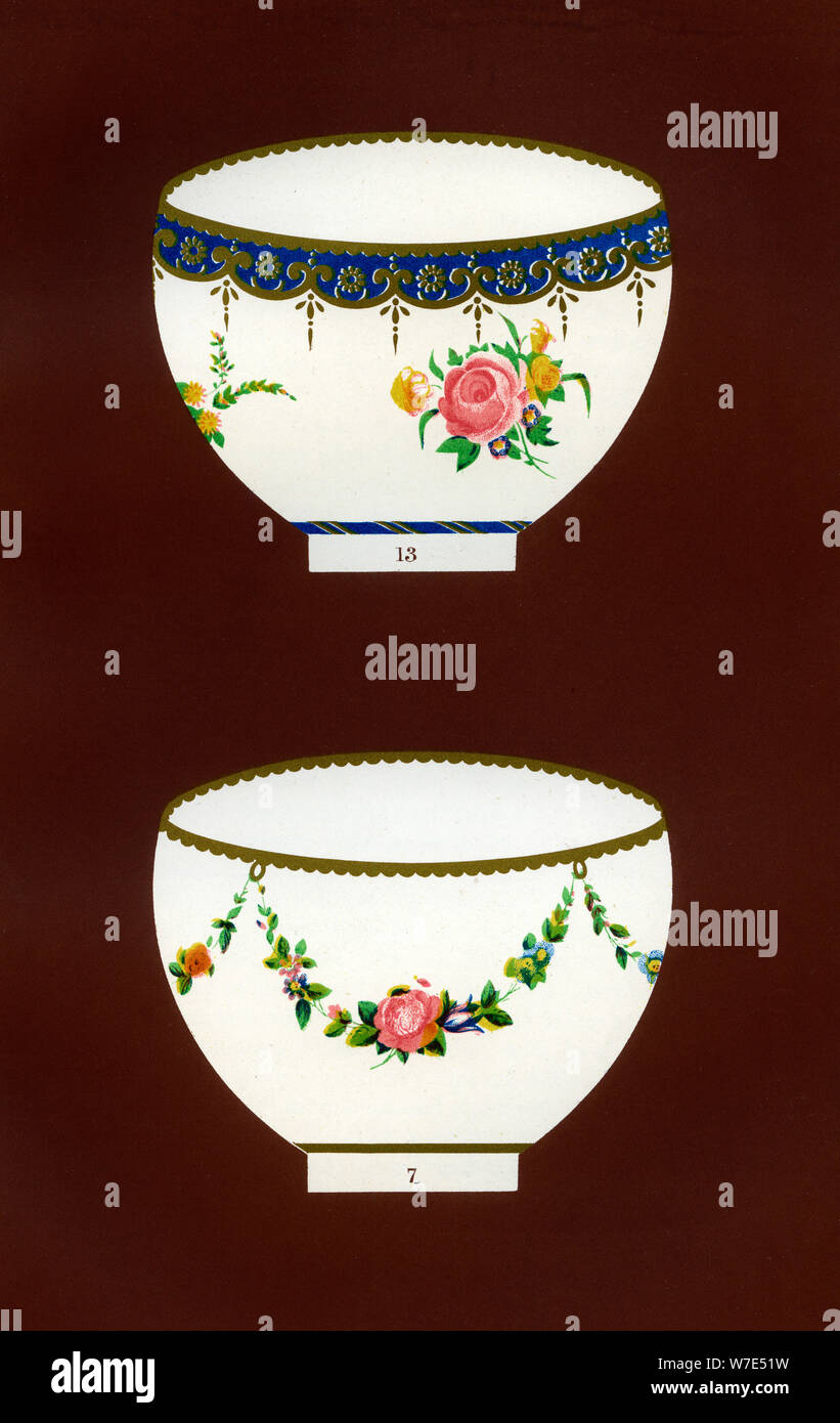 Derby patterns, 1876. Artist: Hall & England Stock Photo - Alamy