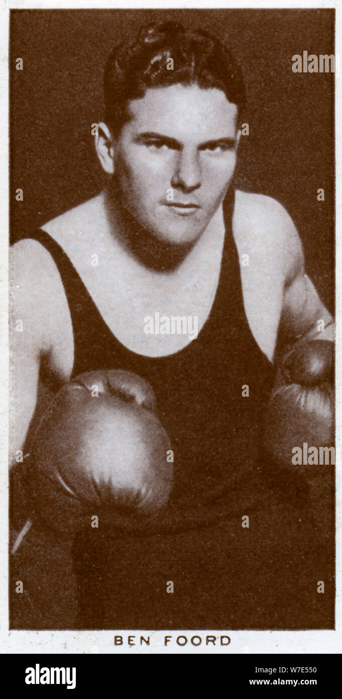 Ben Foord, South African boxer, 1938. Artist: Unknown Stock Photo - Alamy