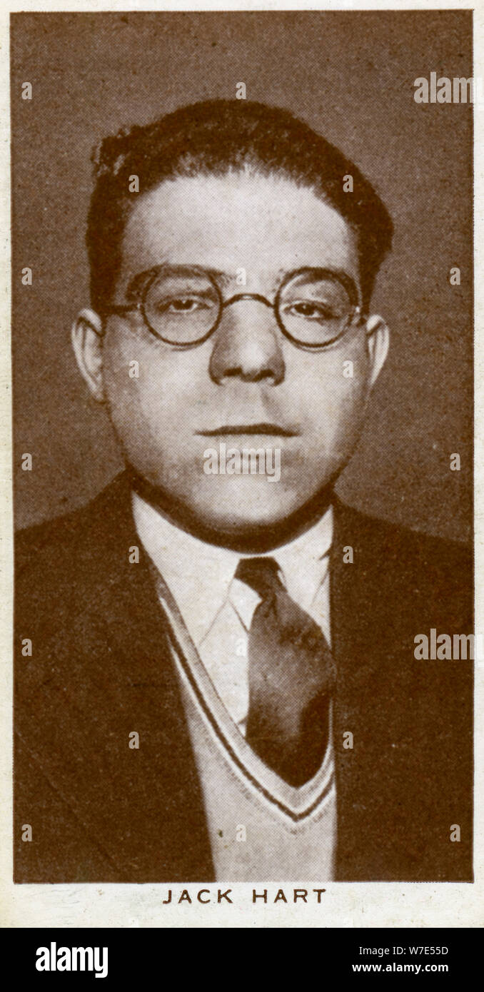 Jack Hart, British boxer and referee, 1938. Artist: Unknown Stock Photo ...