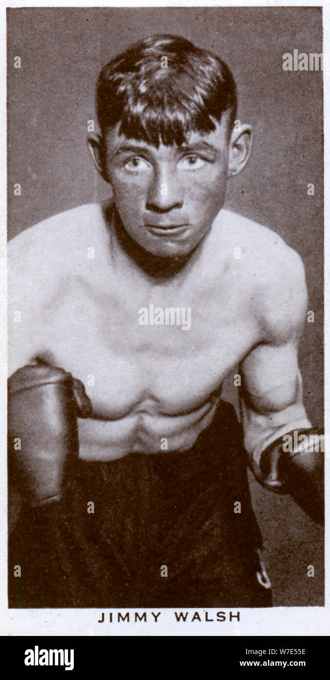 Jimmy Walsh, British boxer, 1938. Artist: Unknown Stock Photo - Alamy