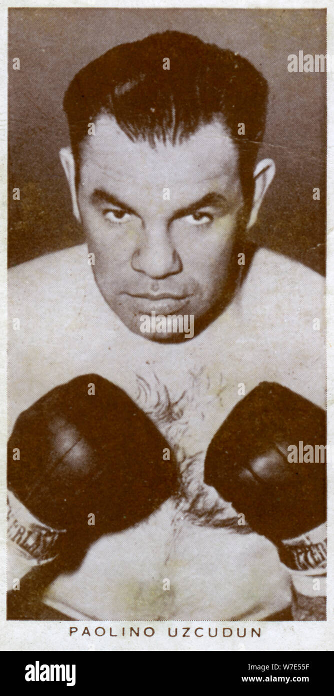 Paulino Uzcudun, Spanish boxer, 1938. Artist: Unknown Stock Photo - Alamy