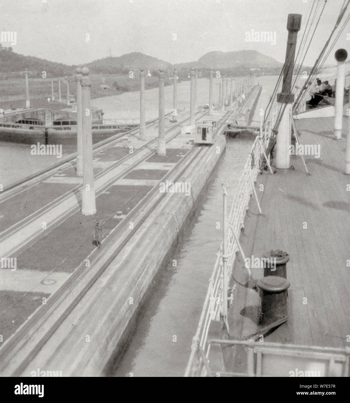 SS 'Orbita', Panama Canal, Panama, 20th century. Artist: J Dearden ...