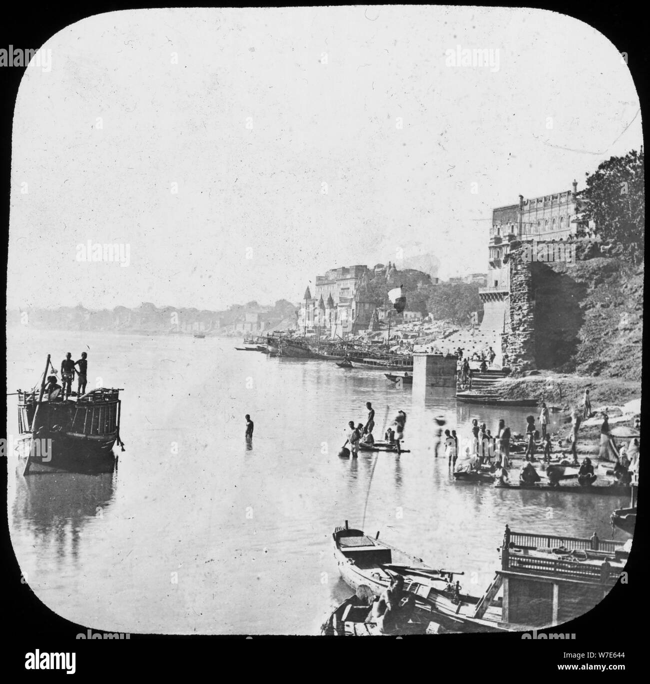Bathing ghat 19th century hi-res stock photography and images - Alamy