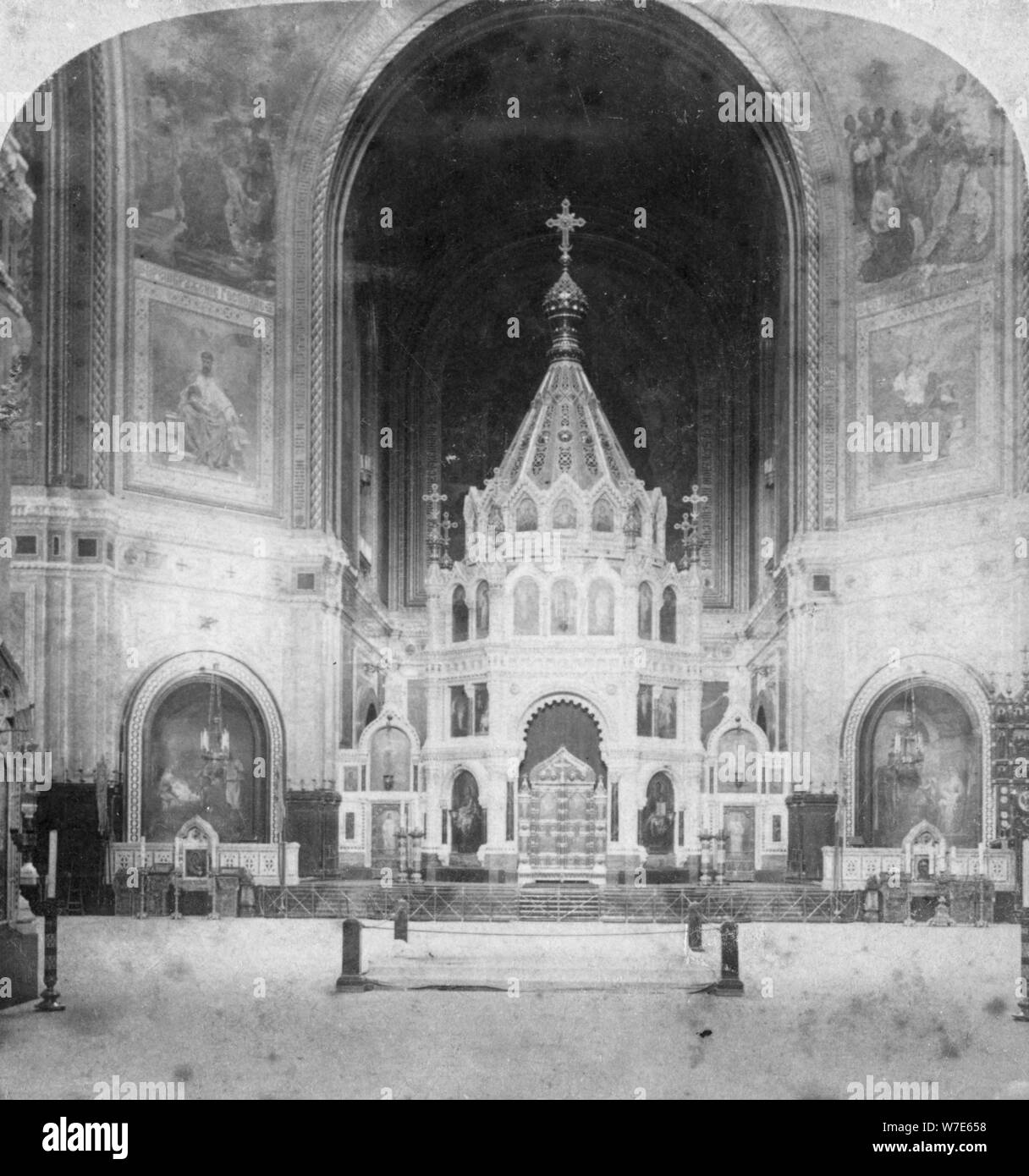 Altar, Cathedral of Christ the Saviour, Moscow, Russia, 1898. Artist ...